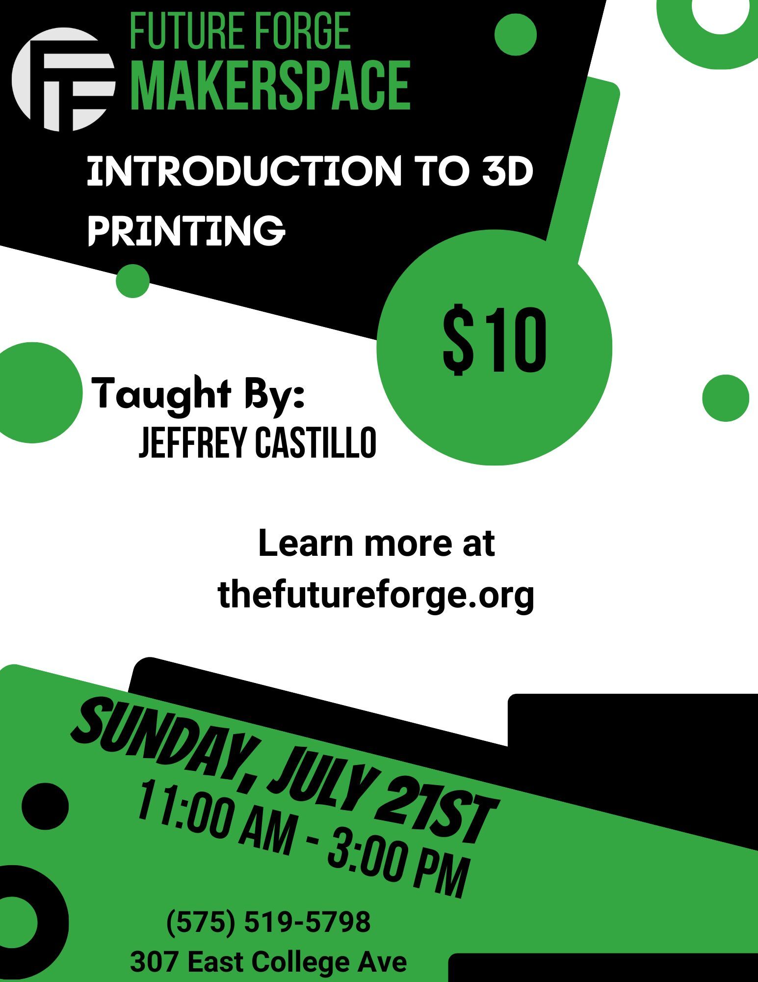 3D Printing Classes - The Future Forge